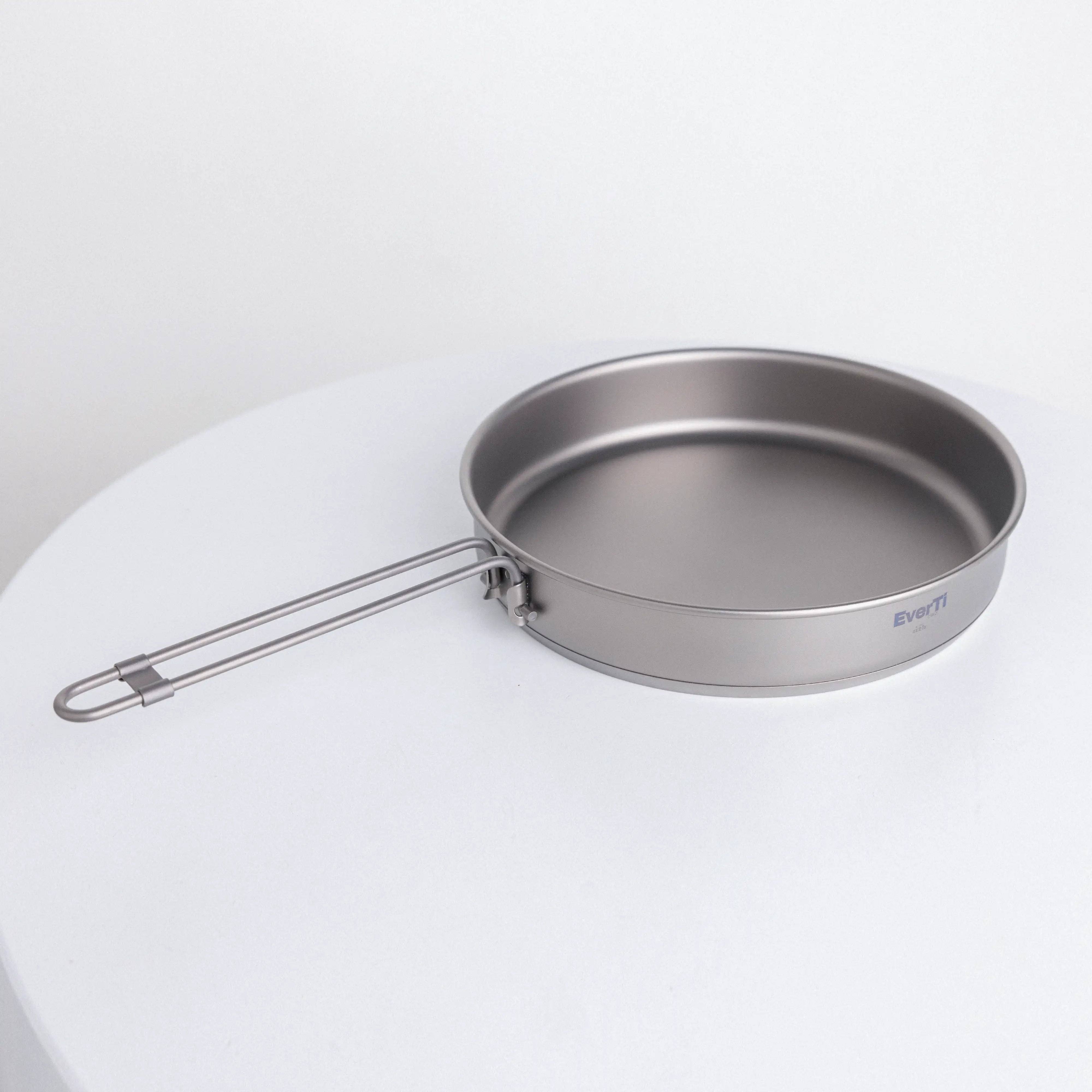 Titanium Foldable Frying Pan – Lightweight & Pure Design | Everti – EverTi